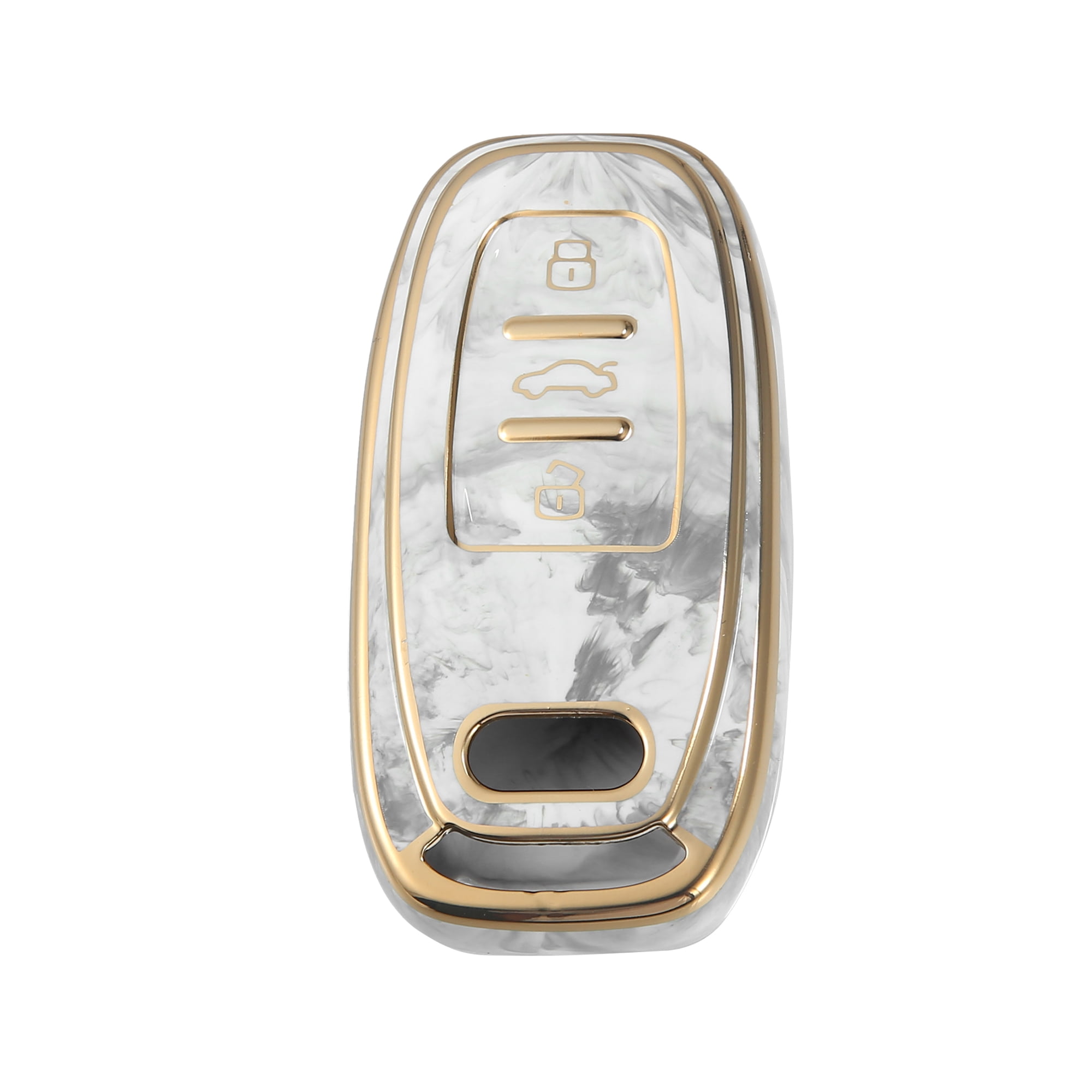 Unique Bargains Key Fob Remote Control Cover Case 3 Button Full ...