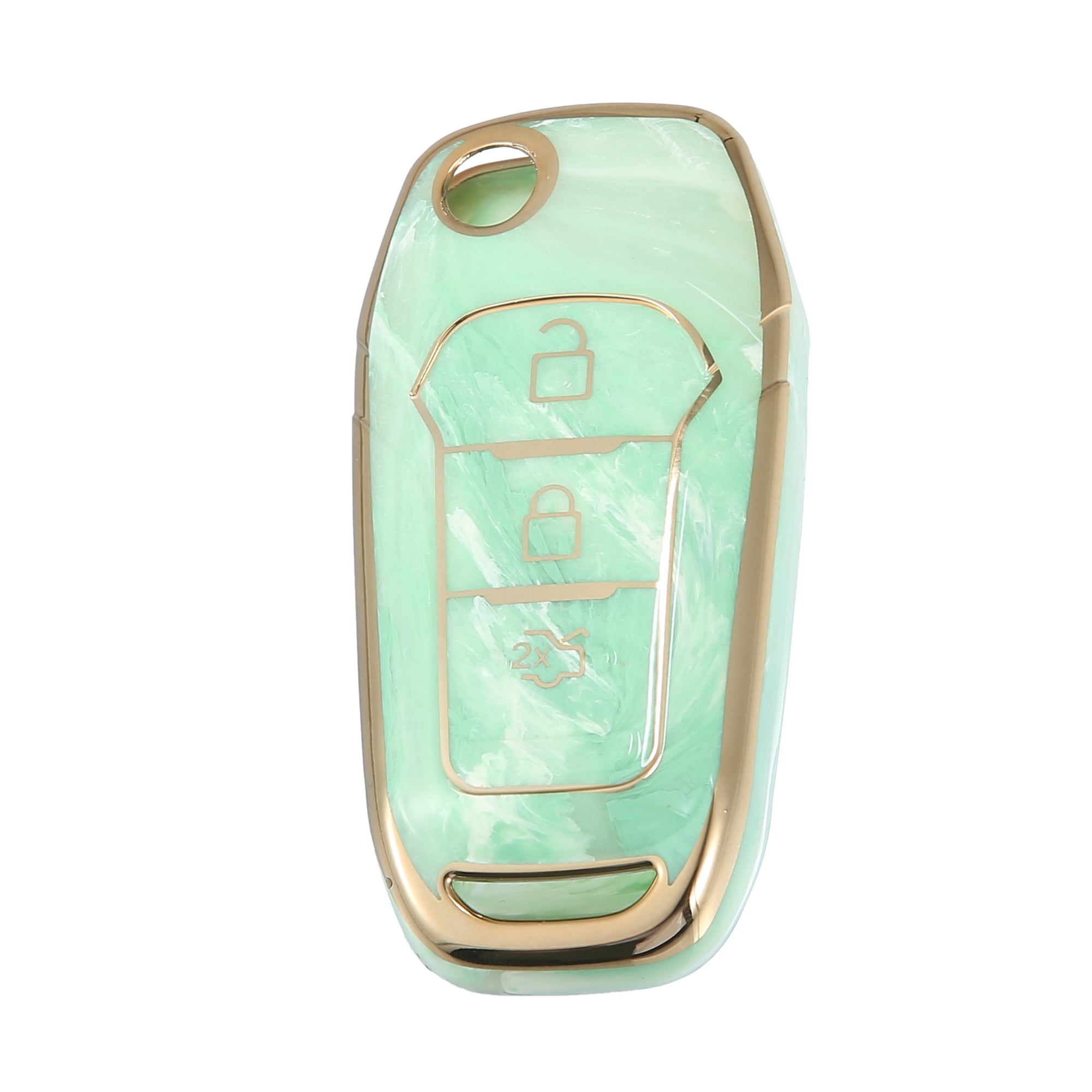 Unique Bargains Key Fob Remote Control Cover Case 3 Button Full ...