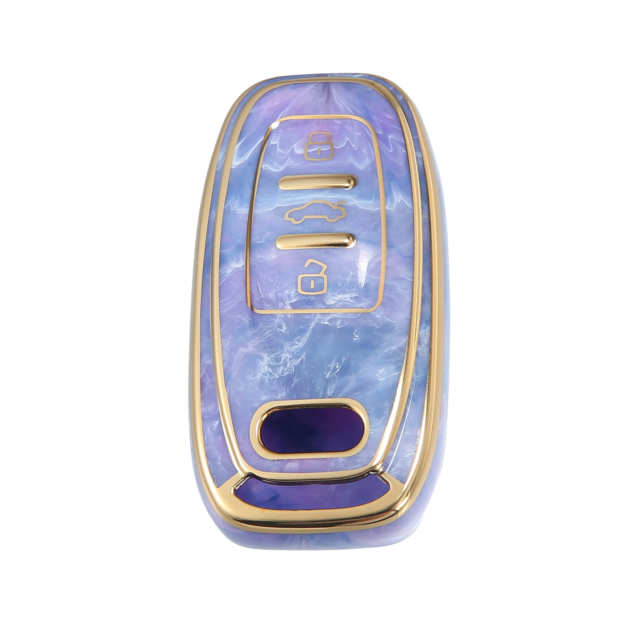 Unique Bargains Key Fob Remote Control Cover Case 3 Button Full ...