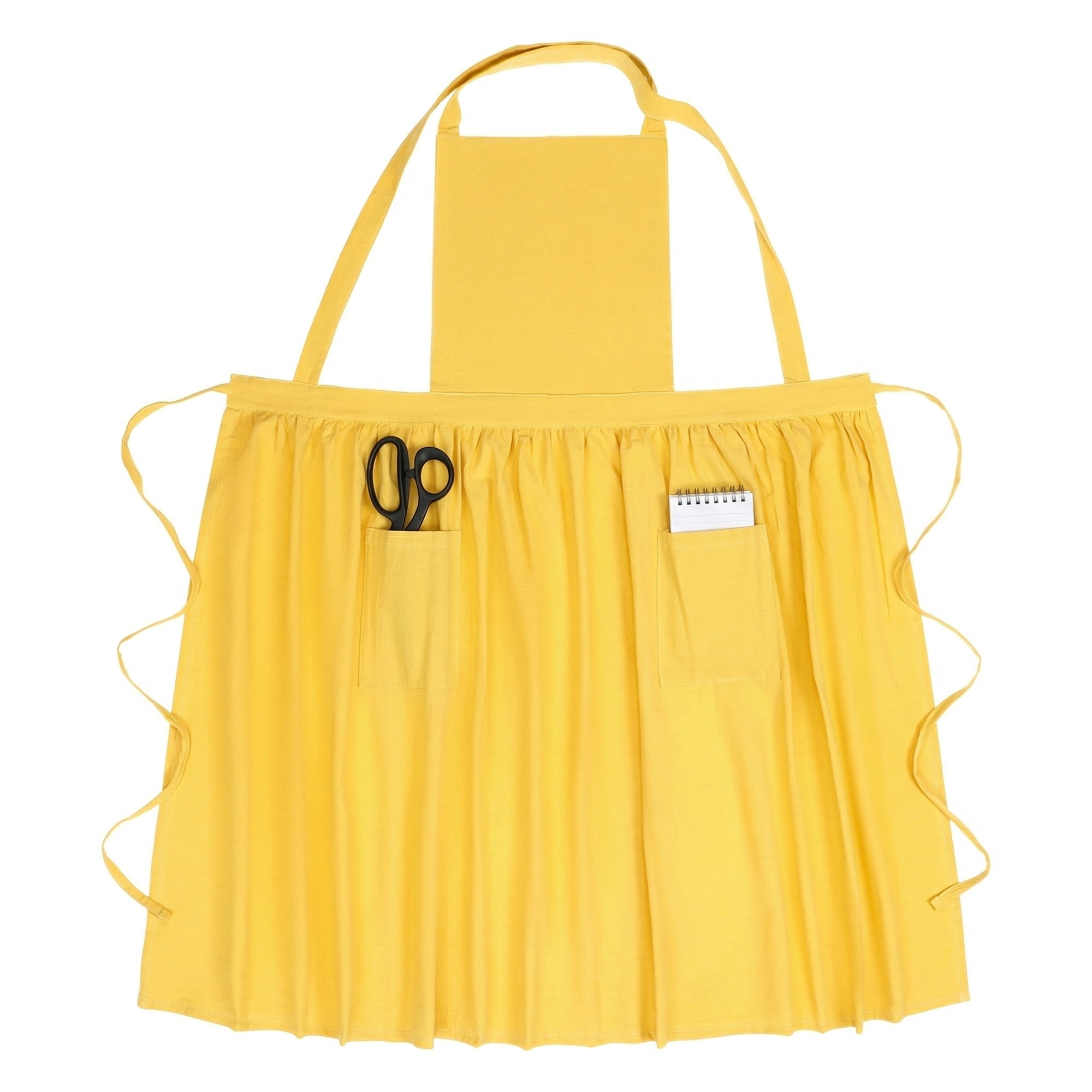 Unique Bargains Kitchen Apron Long Waist Cooking Apron 37.4x50.4in ...