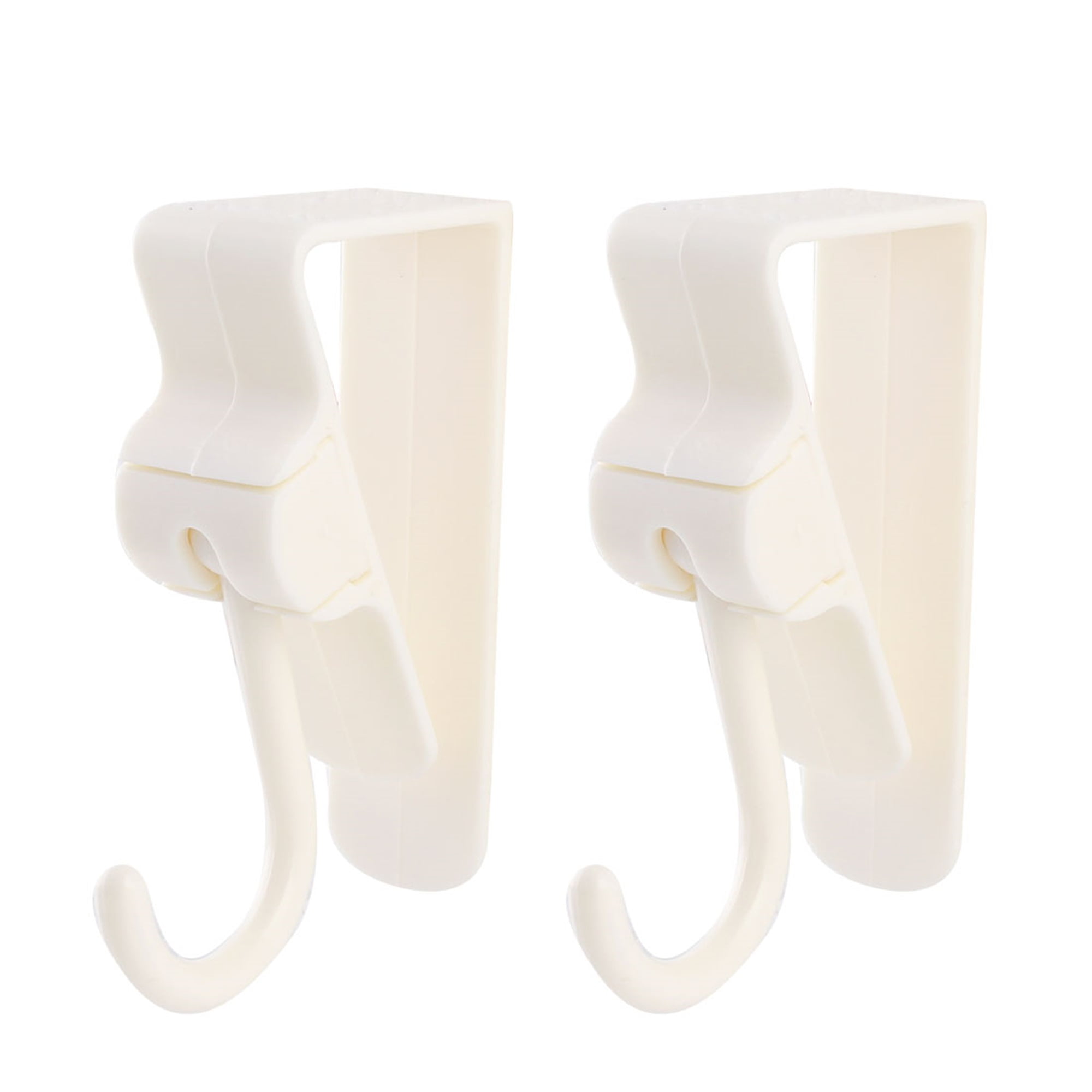 Unique Bargains Kitchen Bedroom Wardrobe Plastic Door Hook Hanger ...