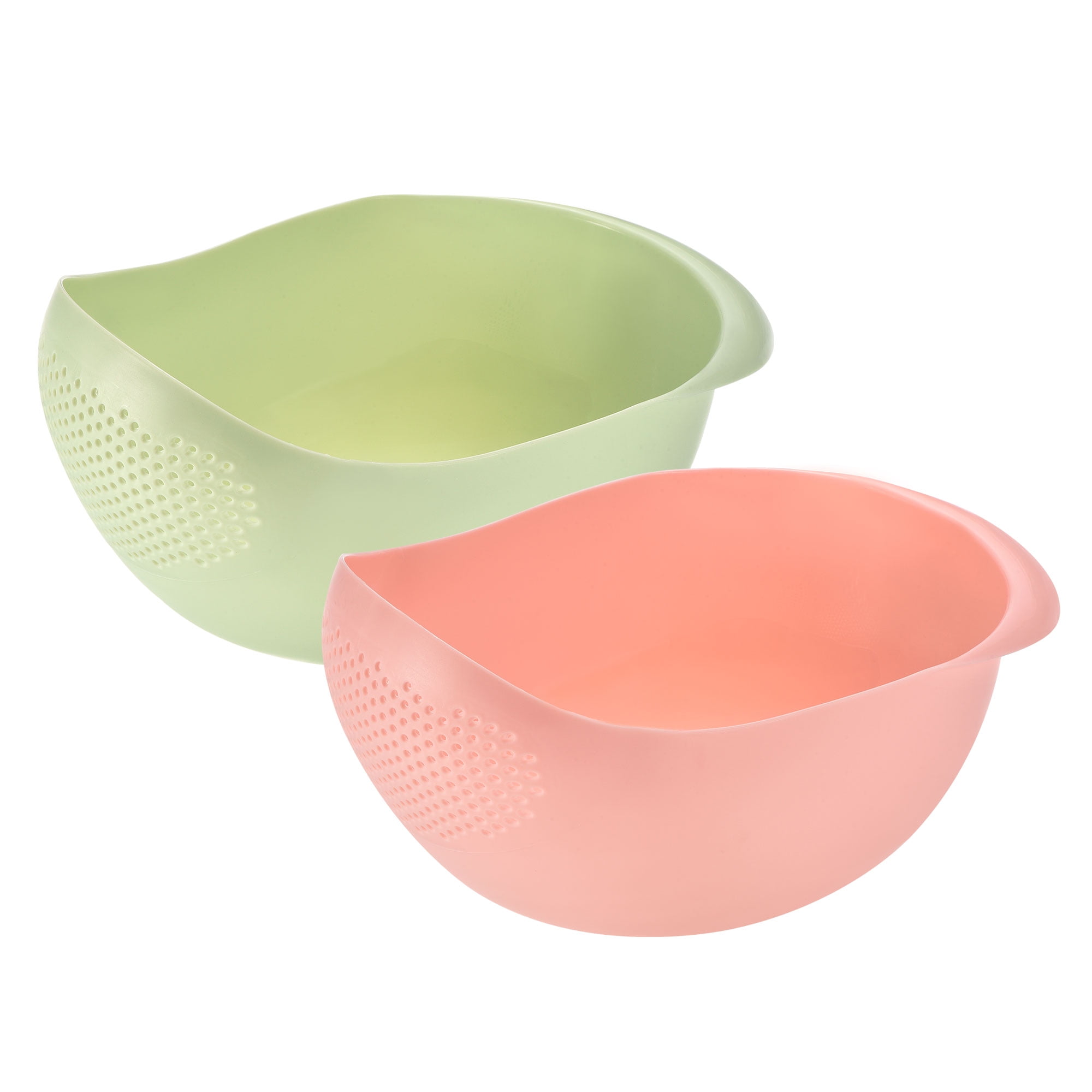 Unique Bargains Kitchen Colander Bowl Set, Plastic Colander Strainer ...