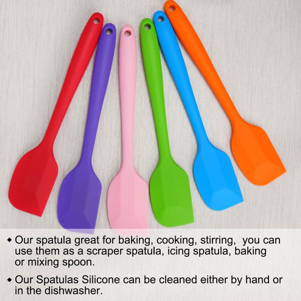 Unique Bargains Kitchen Cooking Silicone Spatula Heat Resistant Turner ...
