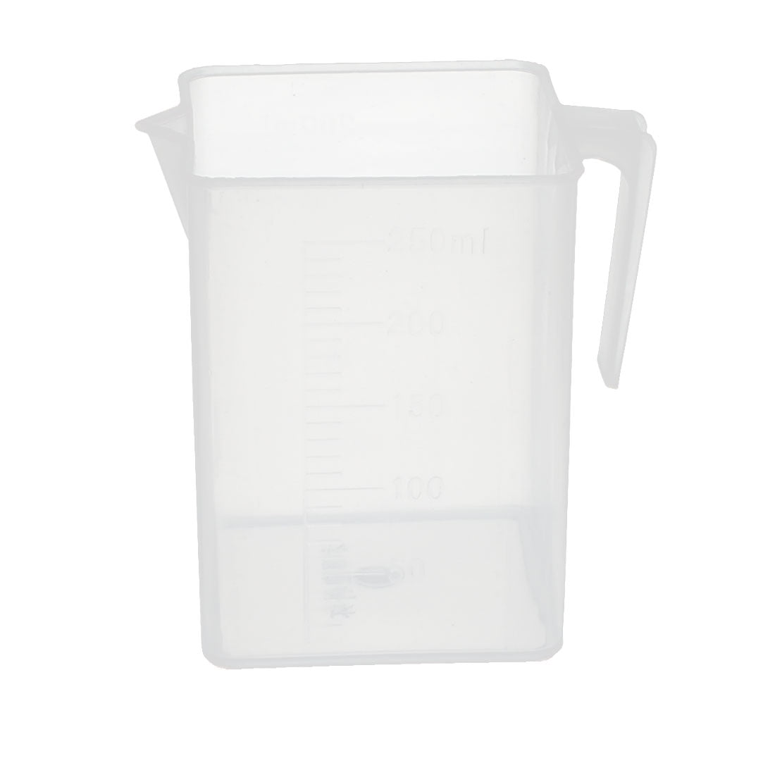 Unique Bargains Kitchen Lab 250mL Plastic Square Measuring Cup Jug Pour ...