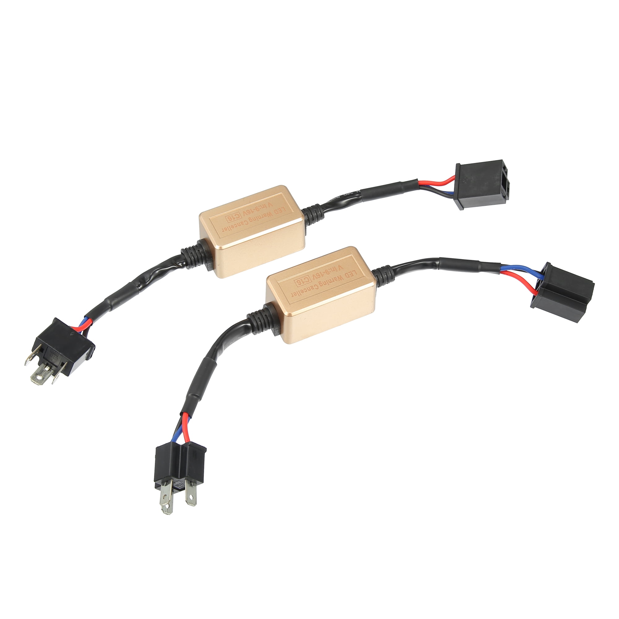 Unique Bargains LED Car Headlight Canbus Decoder C16 H4 Error Free ...