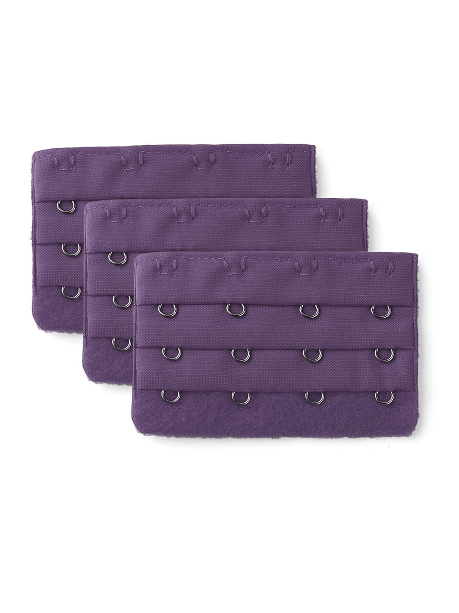 Unique Bargains Ladie's Bra Extender Strap Band Extension 3 Rows 4 ...