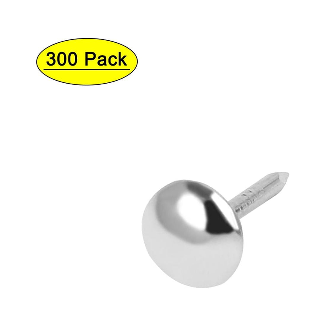 Uxcell Silver Tone Upholstery Tack Nail, Metal Push Pins for Office and ...