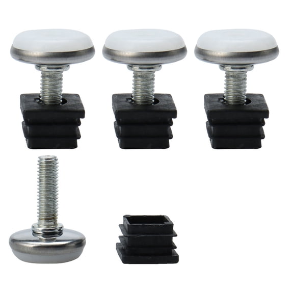 Adjustable Leveling Feet Kit with 20 x 20mm Square Inserts for ...