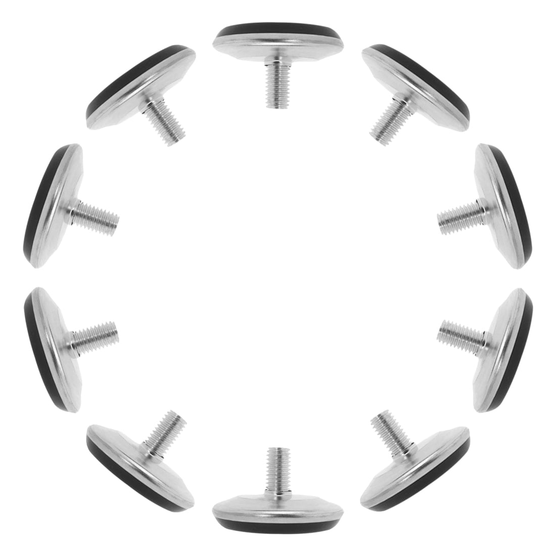 Unique Bargains Leveling Feet Plastic, Metal Floor Protector M10 x 15 x ...