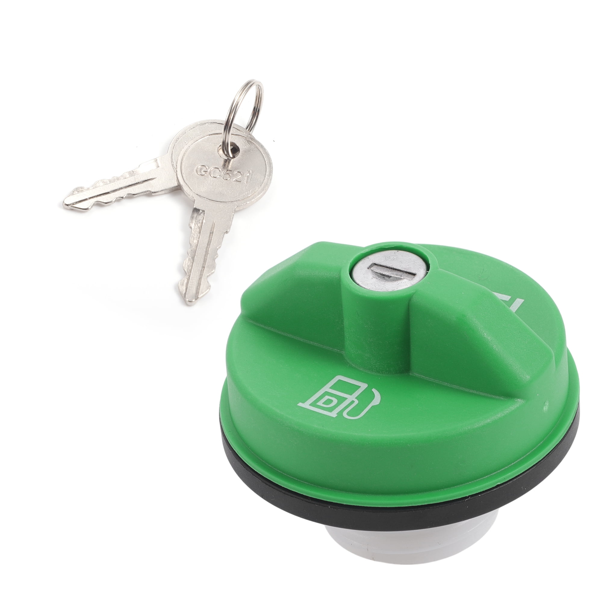 Unique Bargains Locking Gas Cap Lock Fuel Tank Cap Fuel Filler Cover ...