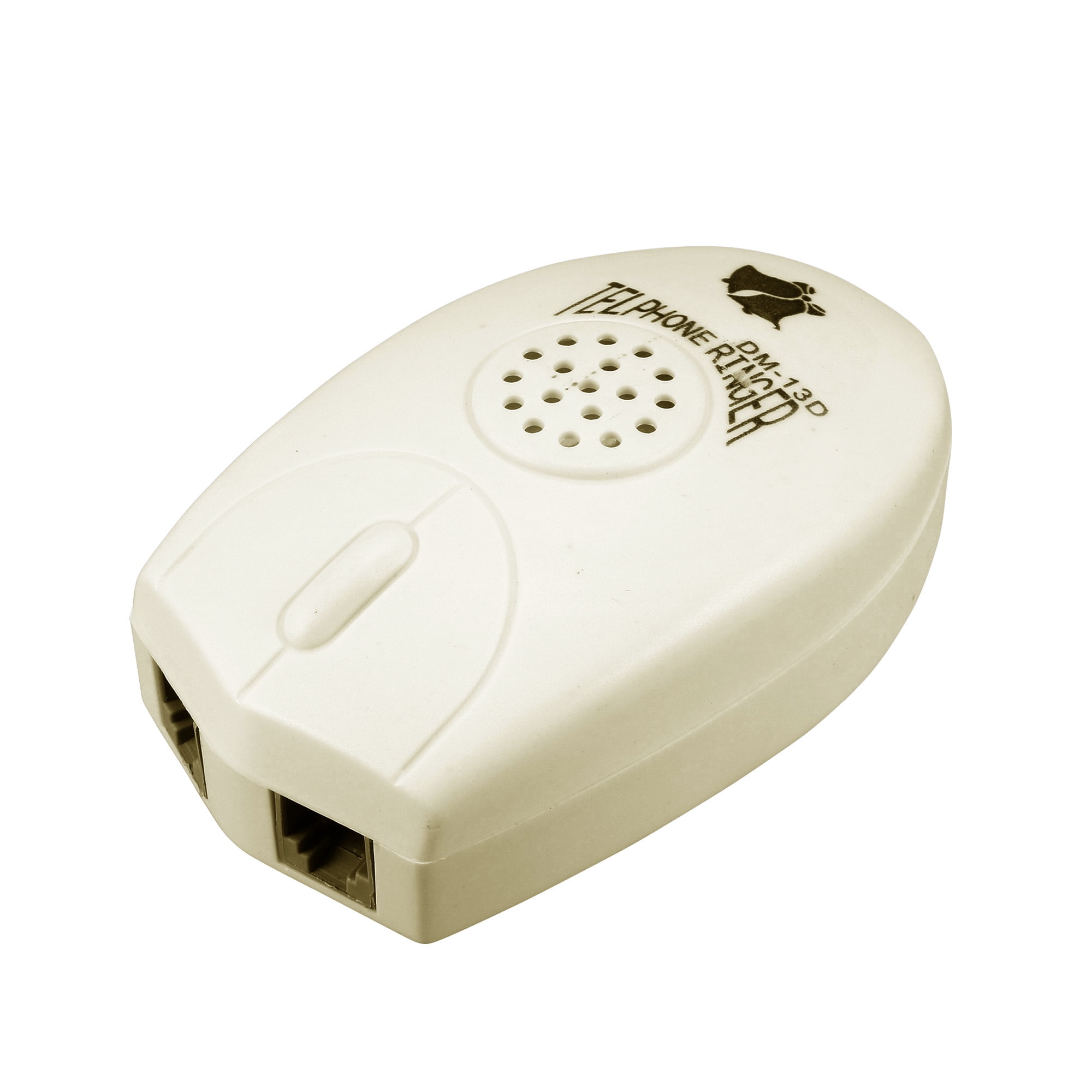 Unique Bargains Loud Sound RJ11 Telephone Ring Ringer Amplifier White 1 ...