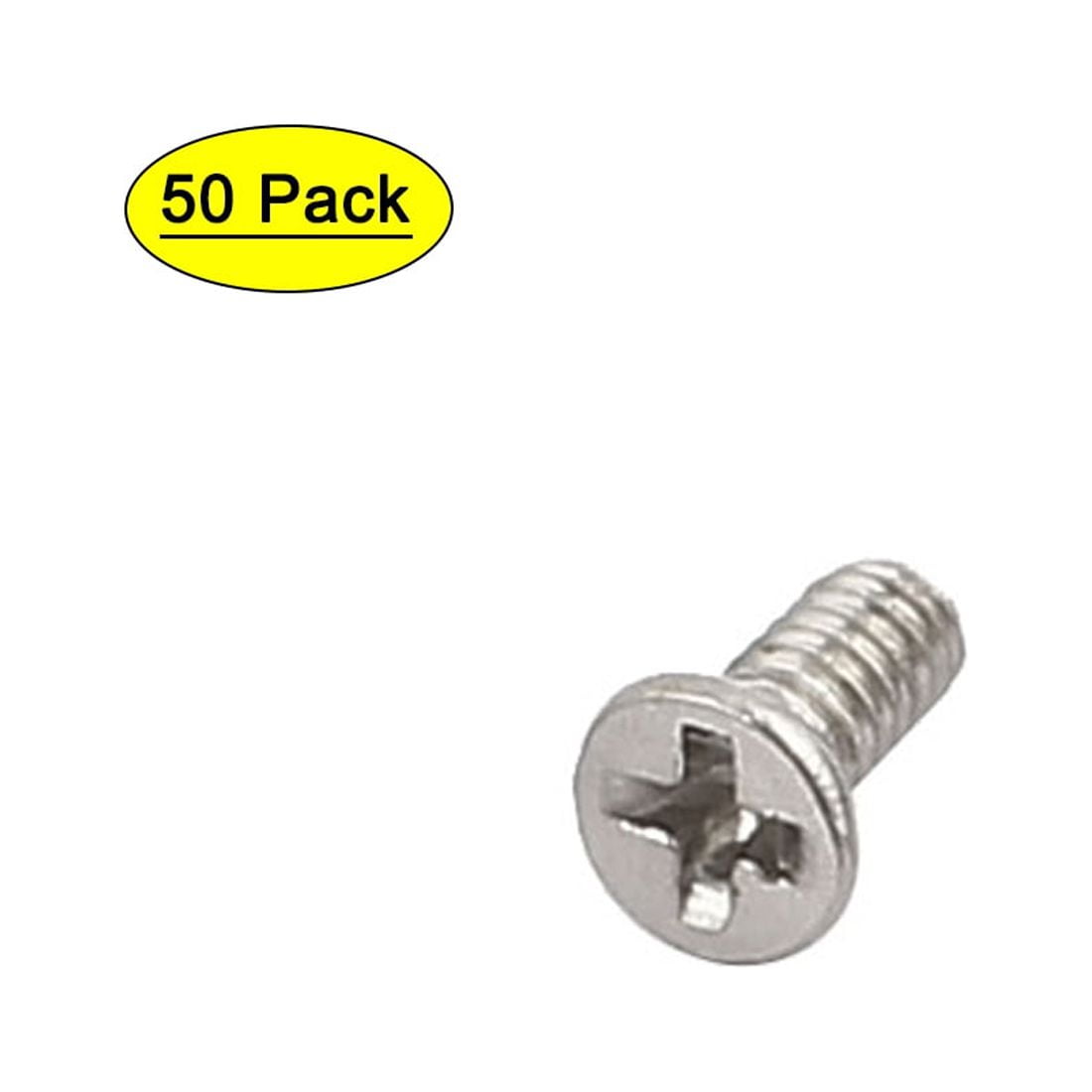 Unique Bargains M1.5 x 3mm Stainless Steel Countersunk Flat Head ...