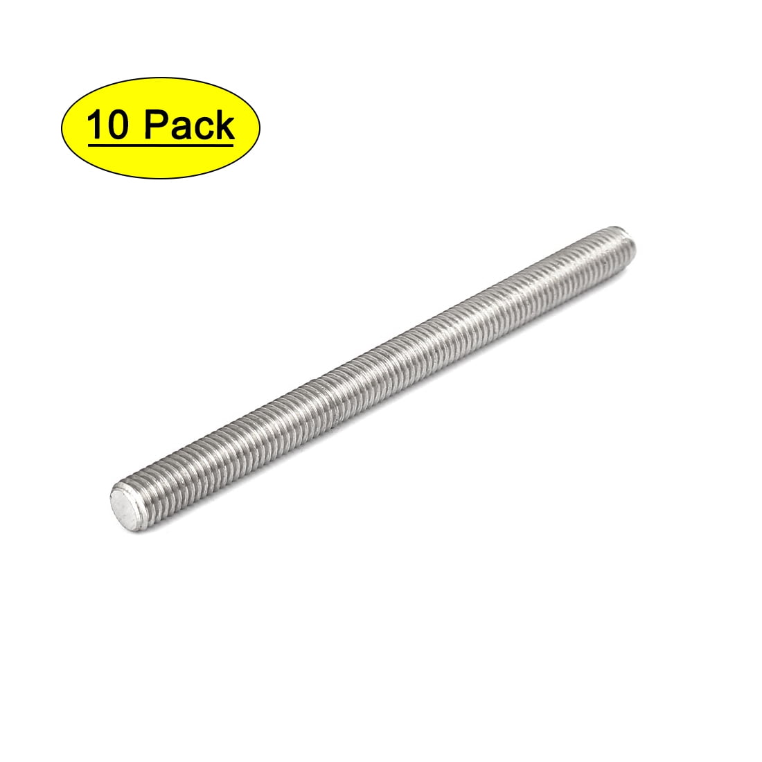 Unique Bargains M10 x 130mm 304 Stainless Steel Fully Threaded Rods Bar ...