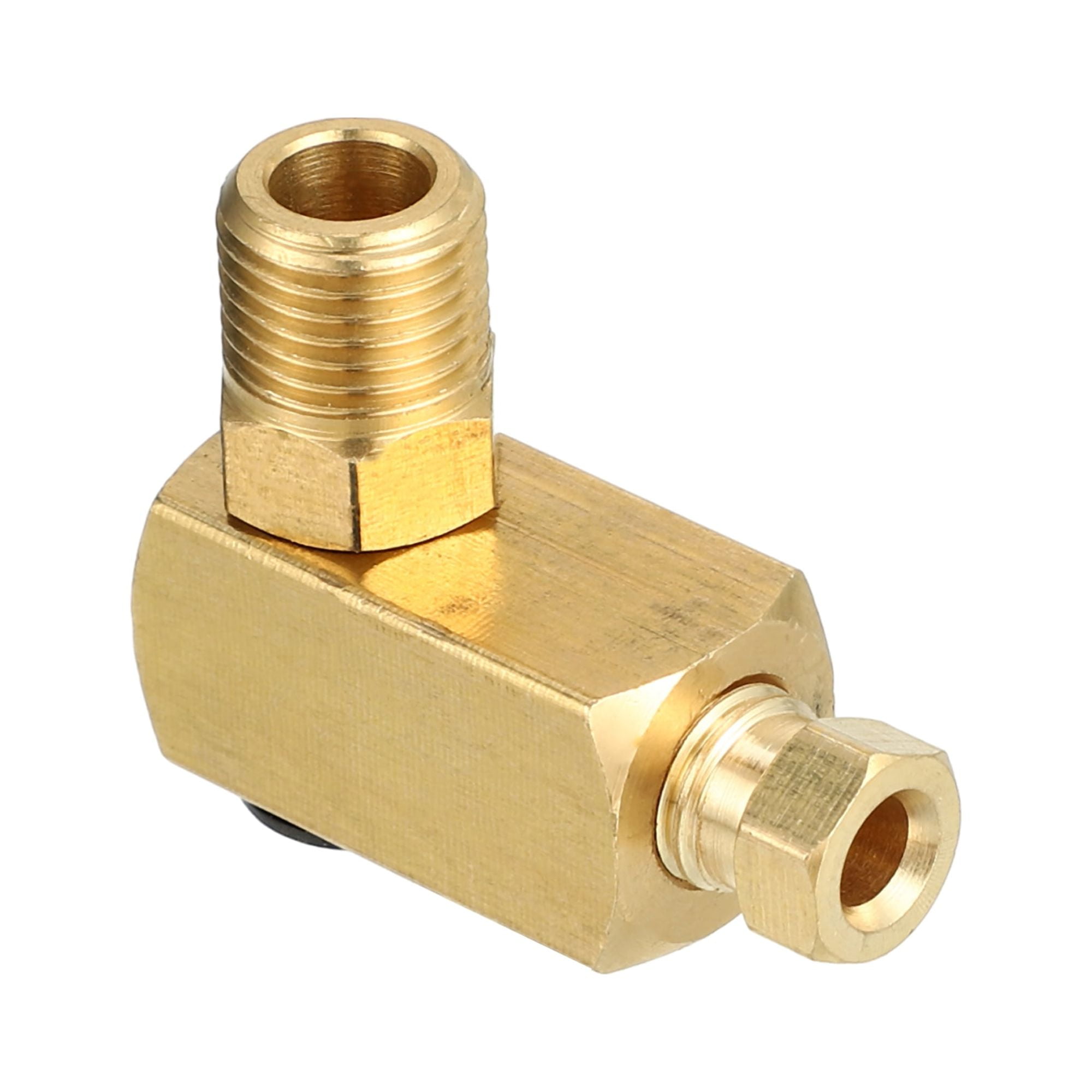 Unique Bargains M10x1 Universal 90 Degree Elbow Swivel Rotating Brass ...