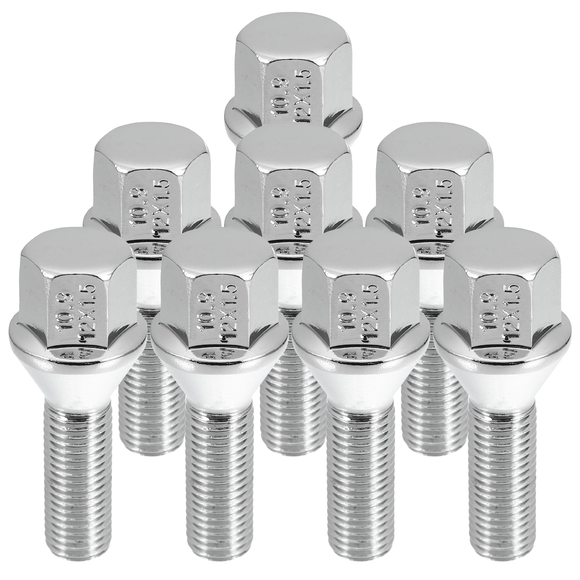 Unique Bargains M12 x 1.5 Wheel Bolts Taper 60° Wheel Bolts Lug Nuts ...