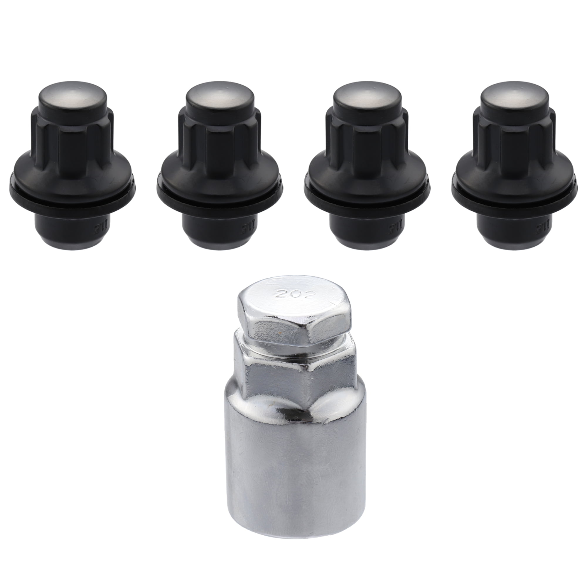 M12x1.5 Anti-Theft Steel Wheel Lock Lug Nuts Set for Toyota, Lexus, Scion - Walmart.com