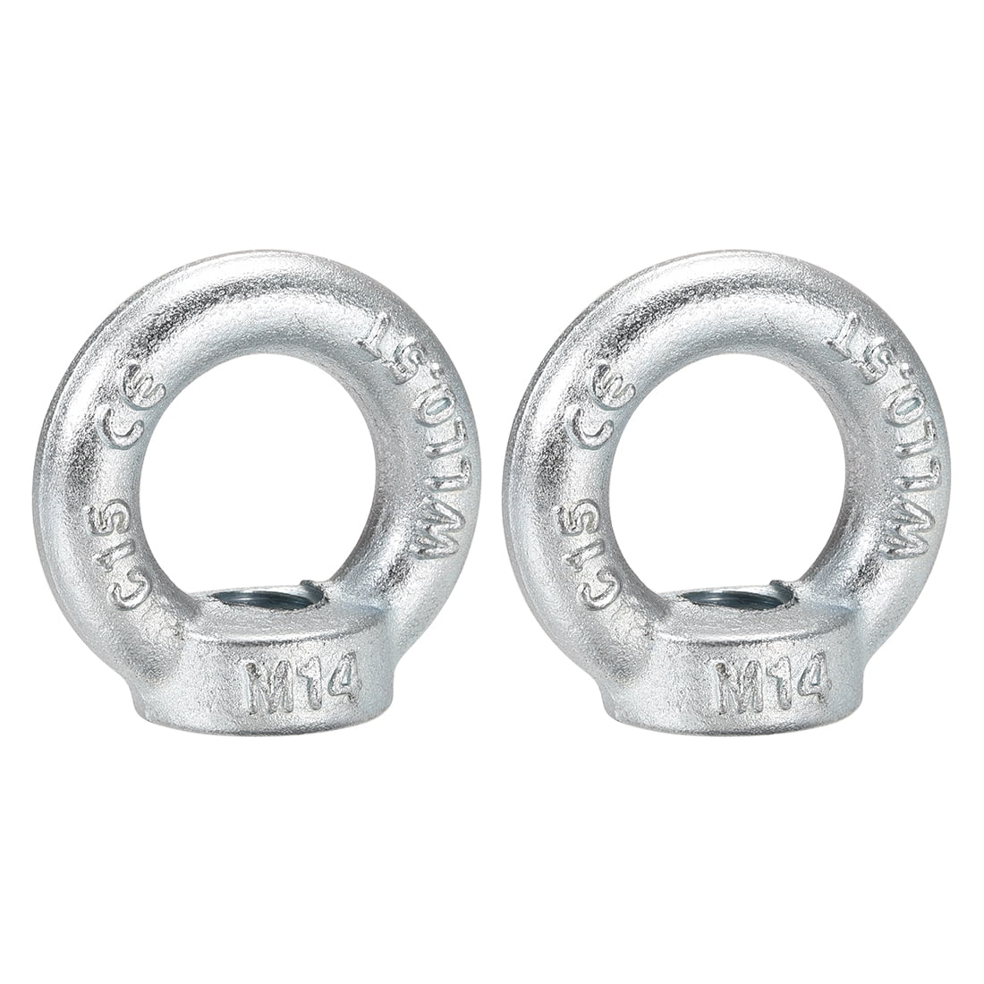 Unique Bargains M14 Thread C15 Carbon Steel Zinc Plated DIN582 Lifting ...