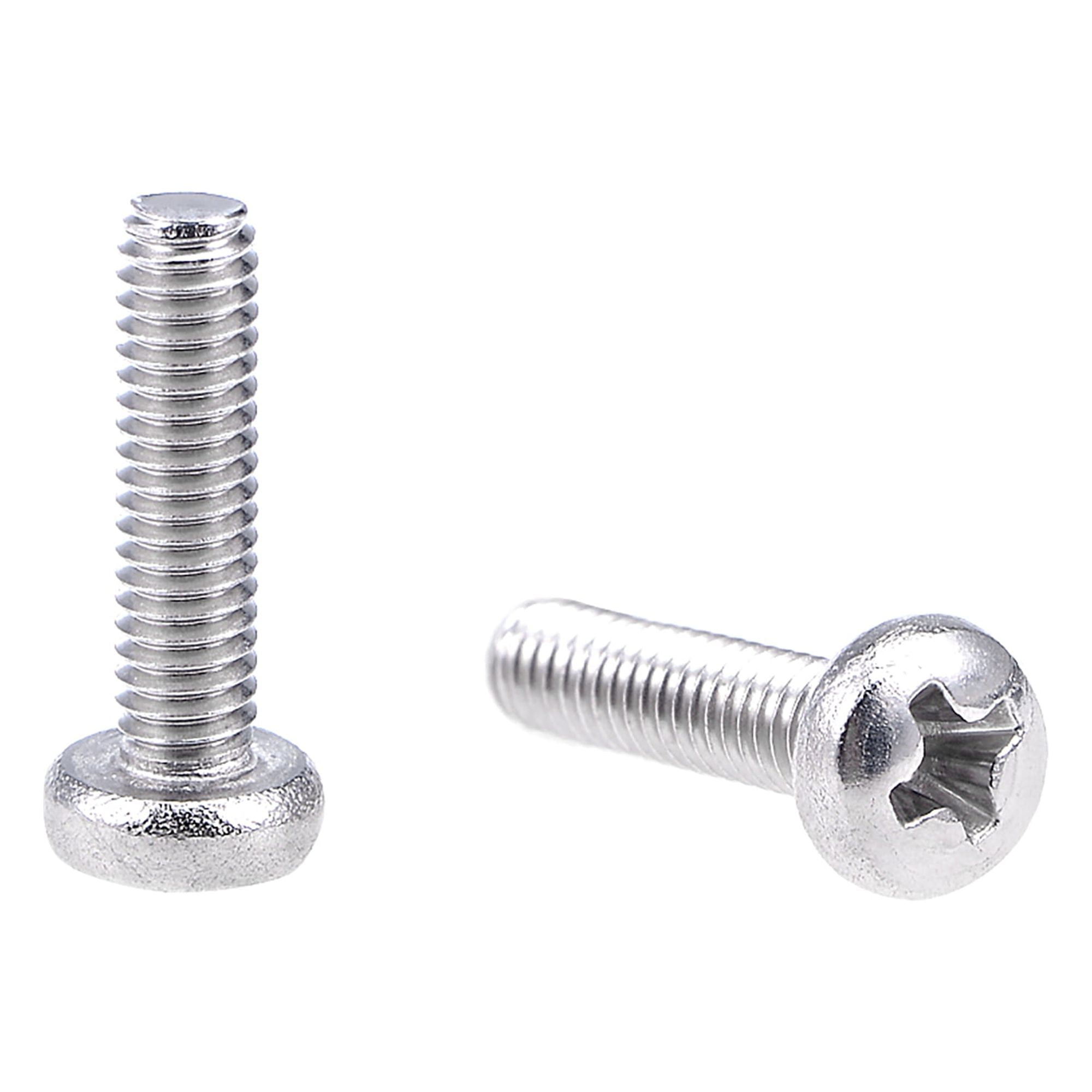 Unique Bargains M2.5x10mm Machine Screws Pan Phillips Head Screw ...