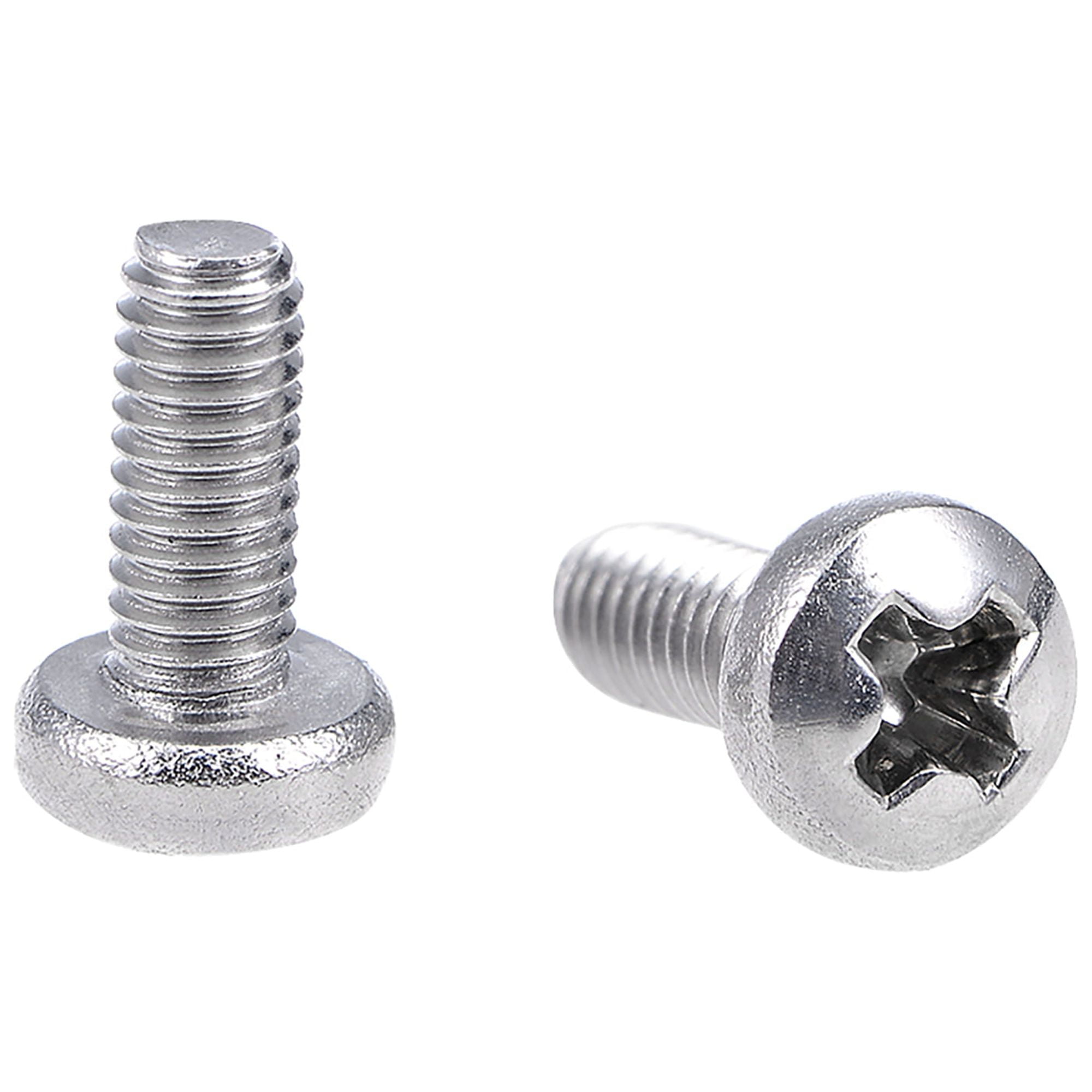 Unique Bargains M2.5x6mm Machine Screws Pan Phillips Head Screw ...