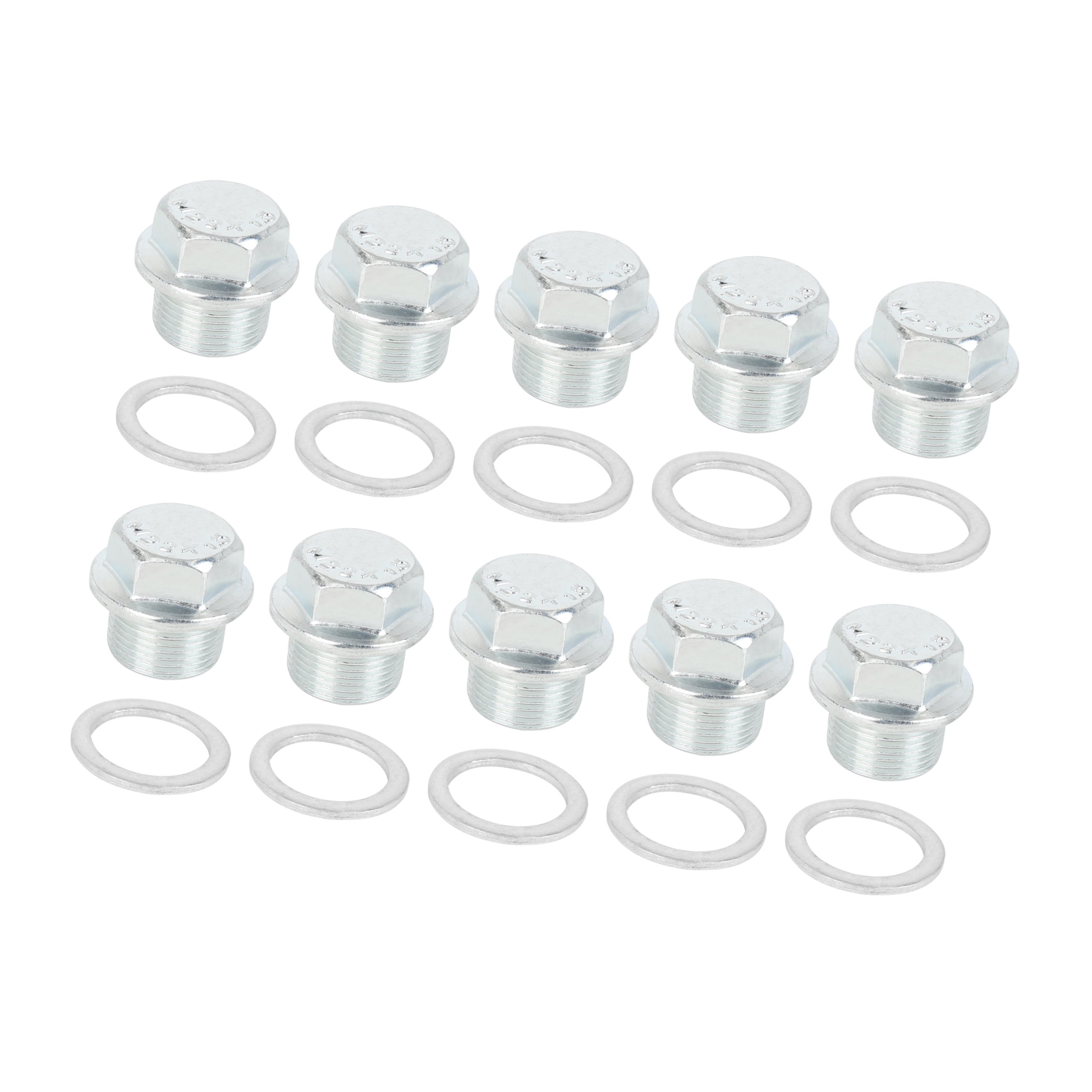 Metal Car Engine Oil Pan Drain Cap Screw Bolt Plug Gasket - M22x1.5 ...