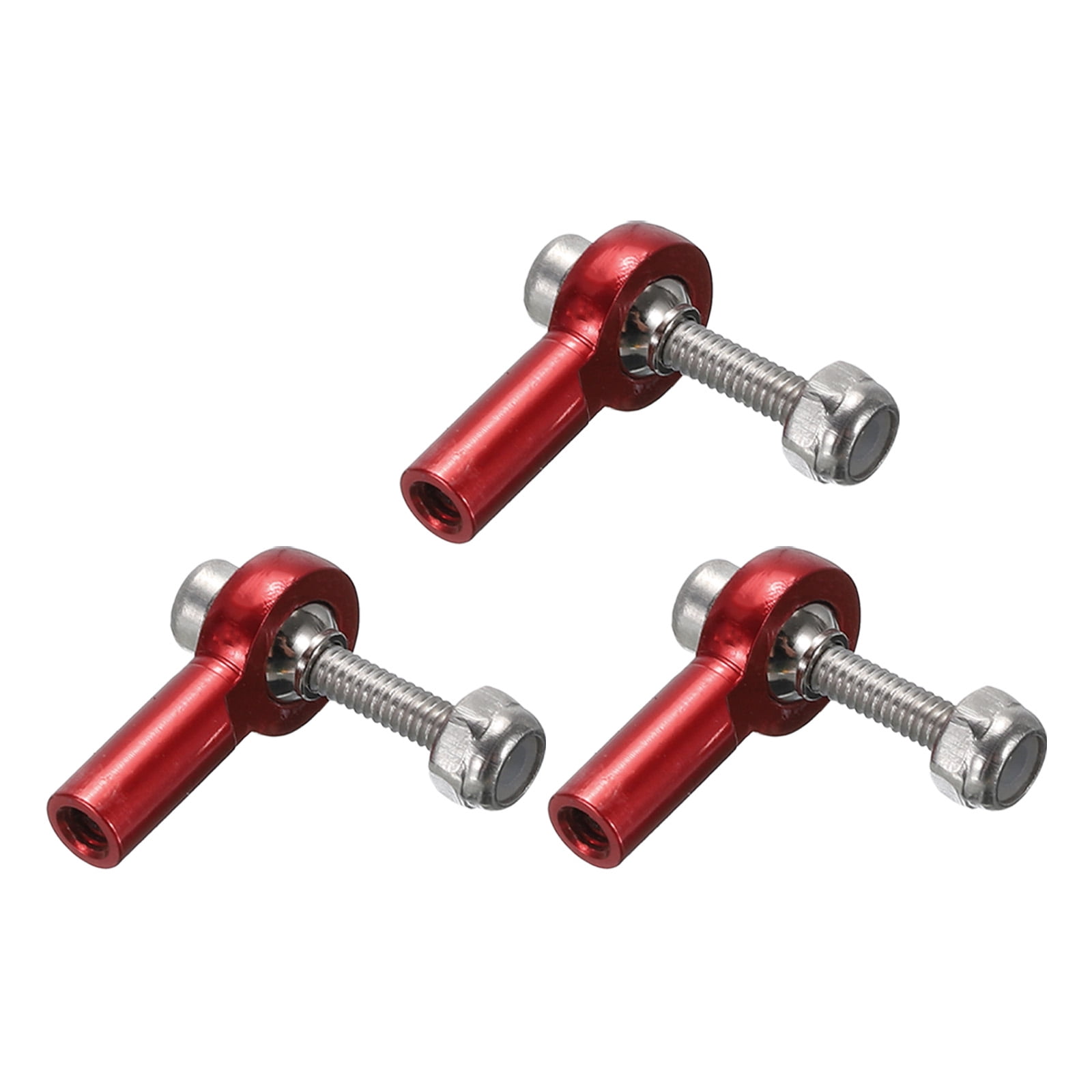 Unique Bargains M2xL15mm Lever Steering Linkage Tie Rod Ball Head Link Joint End Metal Red for ...