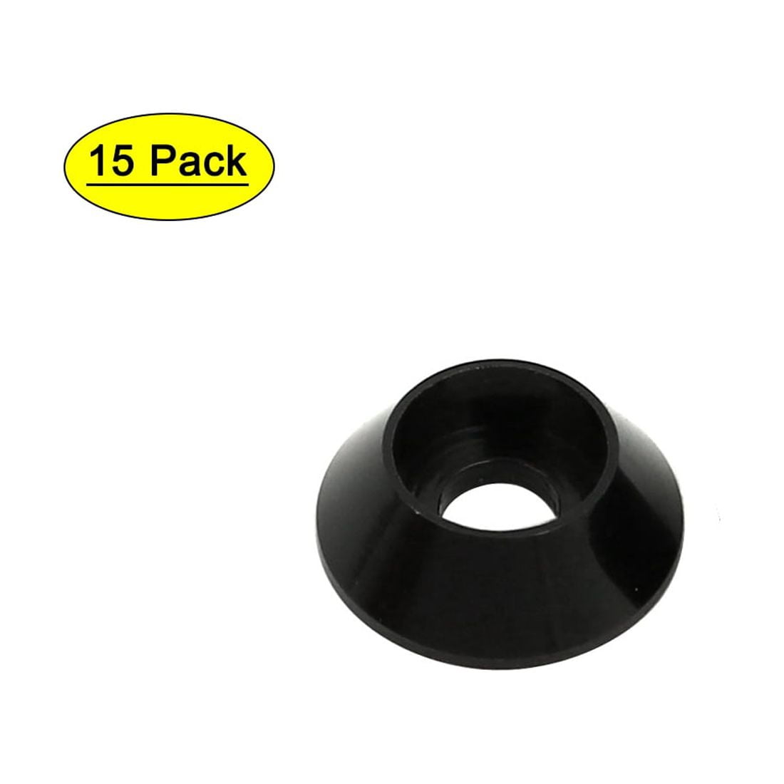 Unique Bargains M3 Aluminium Alloy Cone Shaped Round Cup Bumper Washer ...