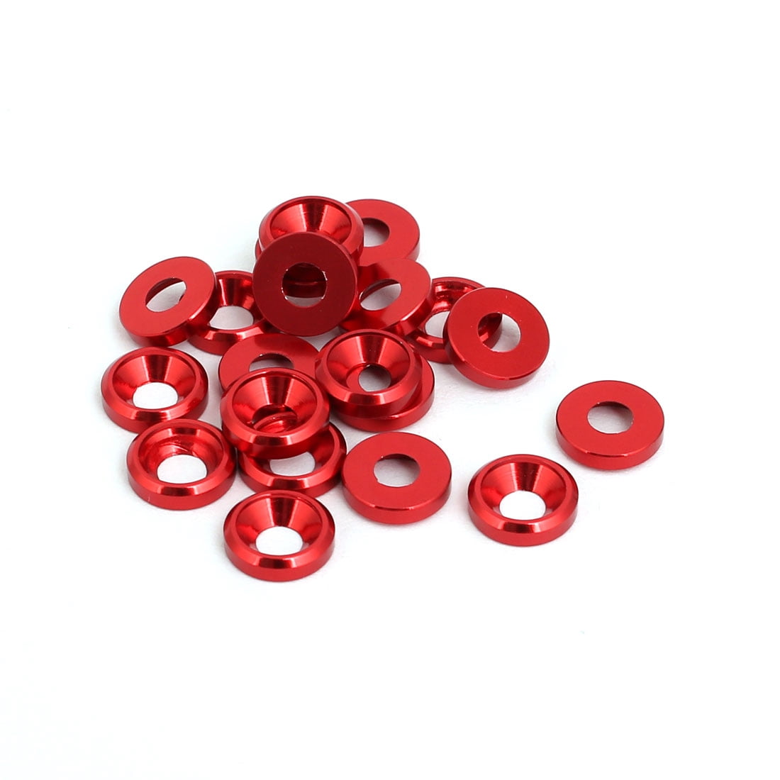 Unique Bargains M3 Aluminium Alloy Cup Head Engine Bay Bumper Washer ...