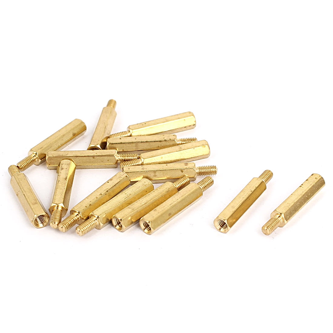 Unique Bargains M3 Hexagonal Spacer Male to Female Thread PCB Standoff ...