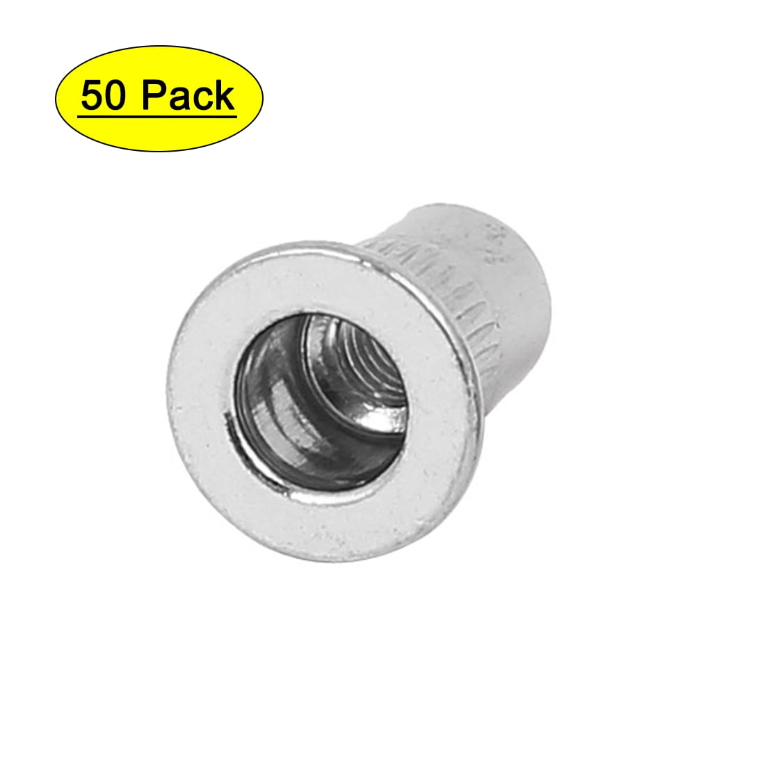 Unique Bargains M3 x 0.5mm Knurled Open Ended Blind Rivet Nut Insert ...