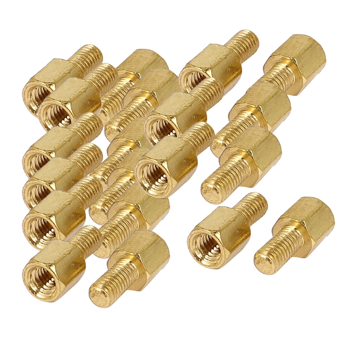 M3 x 5 + 6mm Motherboard Standoffs Brass Hexagon Hex Standoff Spacer ...