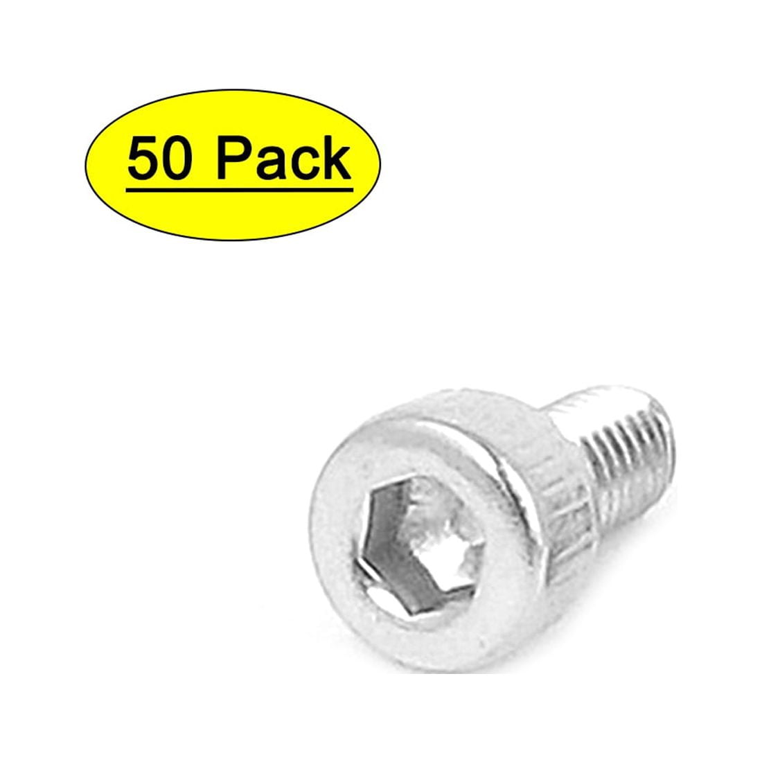 Unique Bargains M3x6mm Thread 304 Stainless Steel Hex Bolt Socket Head ...