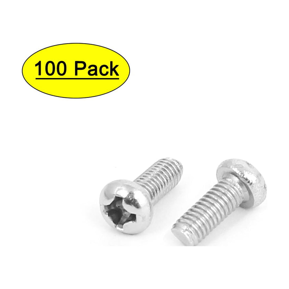 Unique Bargains M3x8mm Stainless Steel Round Pan Head Machine Screws ...