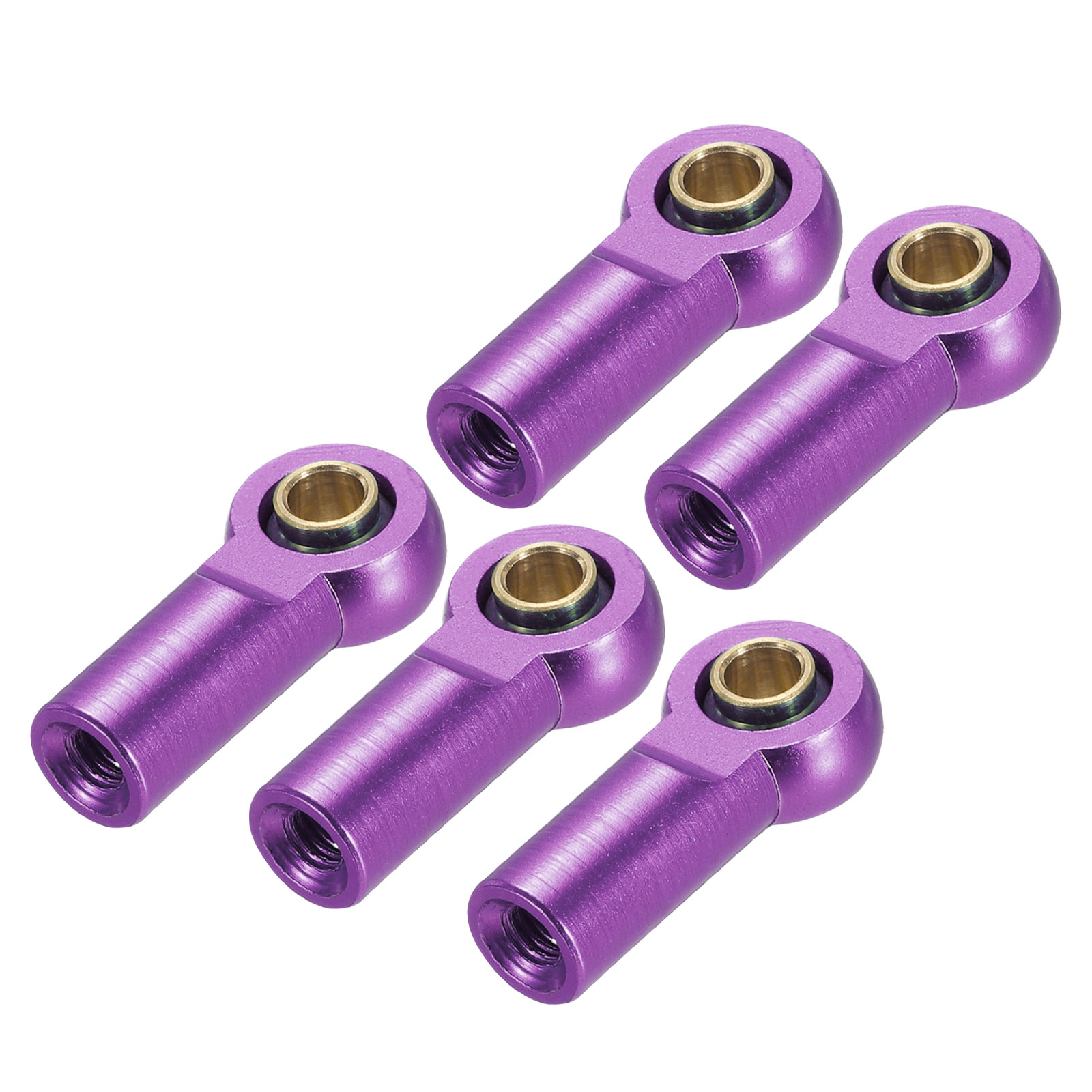 Unique Bargains M3xL19mm Lever Steering Linkage Tie Rod Ball Head Link Joint End Metal Purple ...