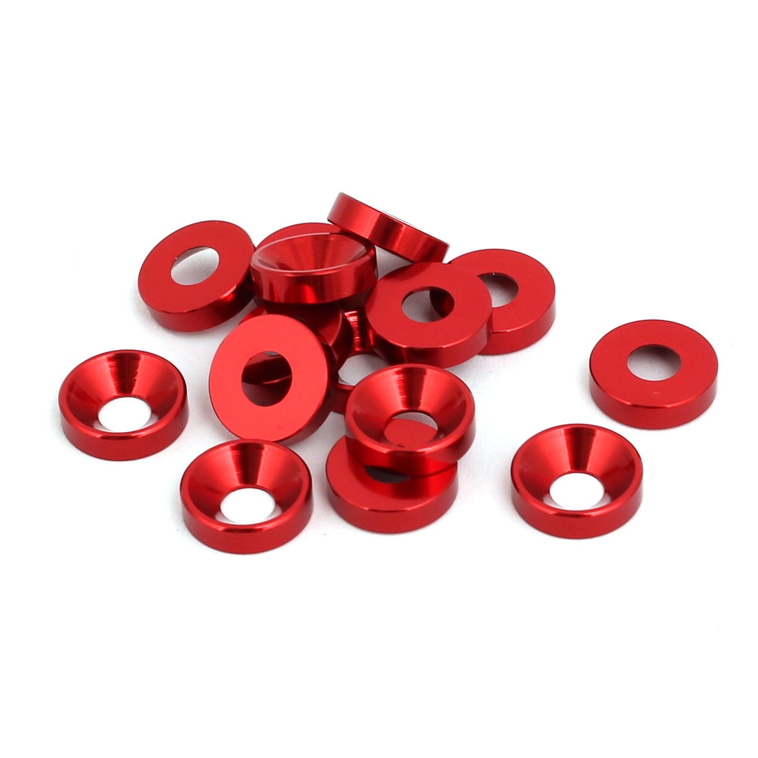 Unique Bargains M4 Aluminium Alloy Cup Head Engine Bay Bumper Washer ...