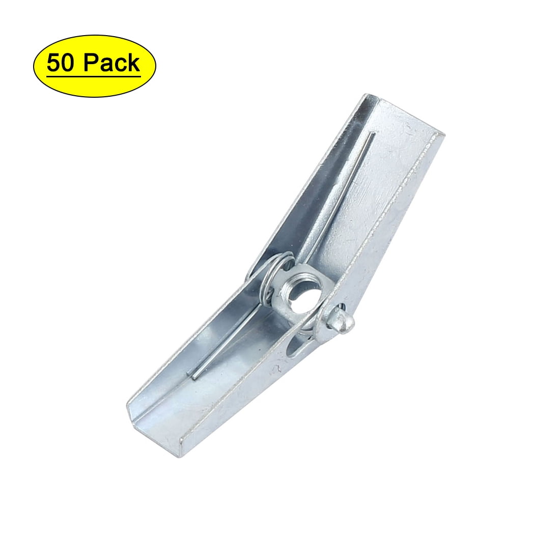 Unique Bargains M4 Dia Female Thread Spring Loaded Hollow Wall Toggle ...