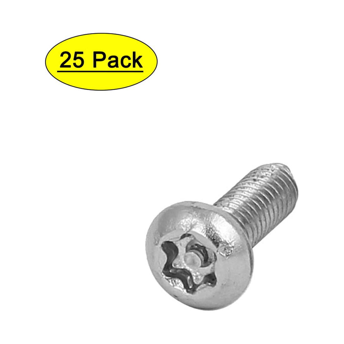 Unique Bargains M4 x 12mm 304 Stainless Steel Torx Security Pan Head ...