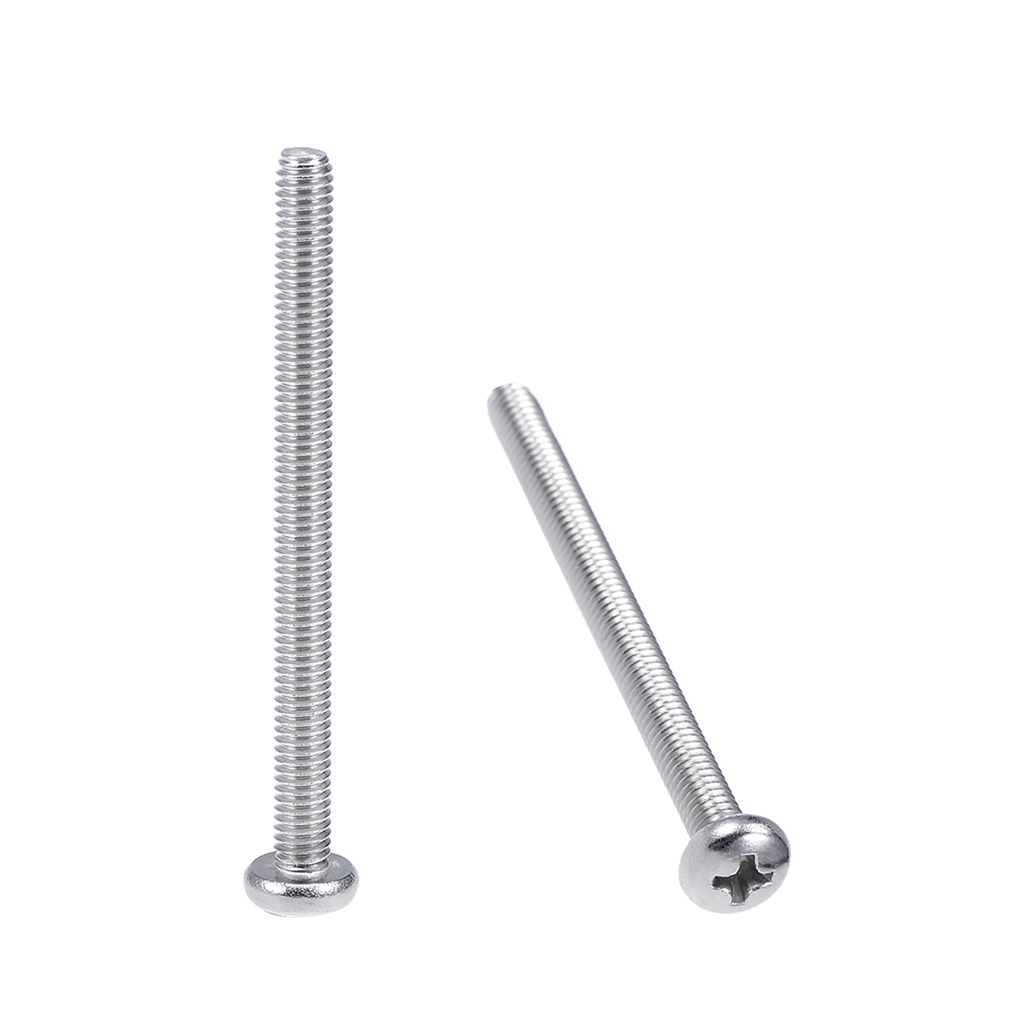 Unique Bargains M4x50mm Machine Screws Pan Phillips Cross Head Screw ...