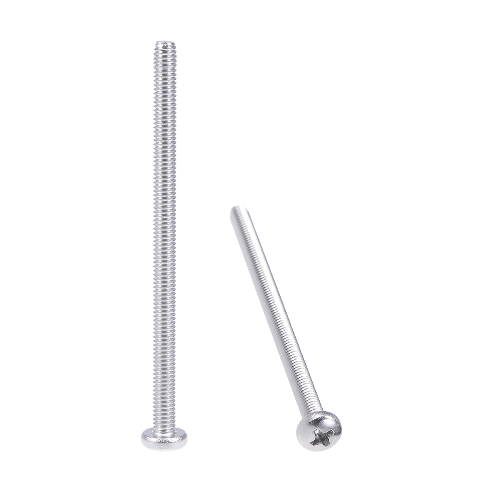 Unique Bargains M4x75mm Machine Screws Pan Phillips Cross Head Screw ...