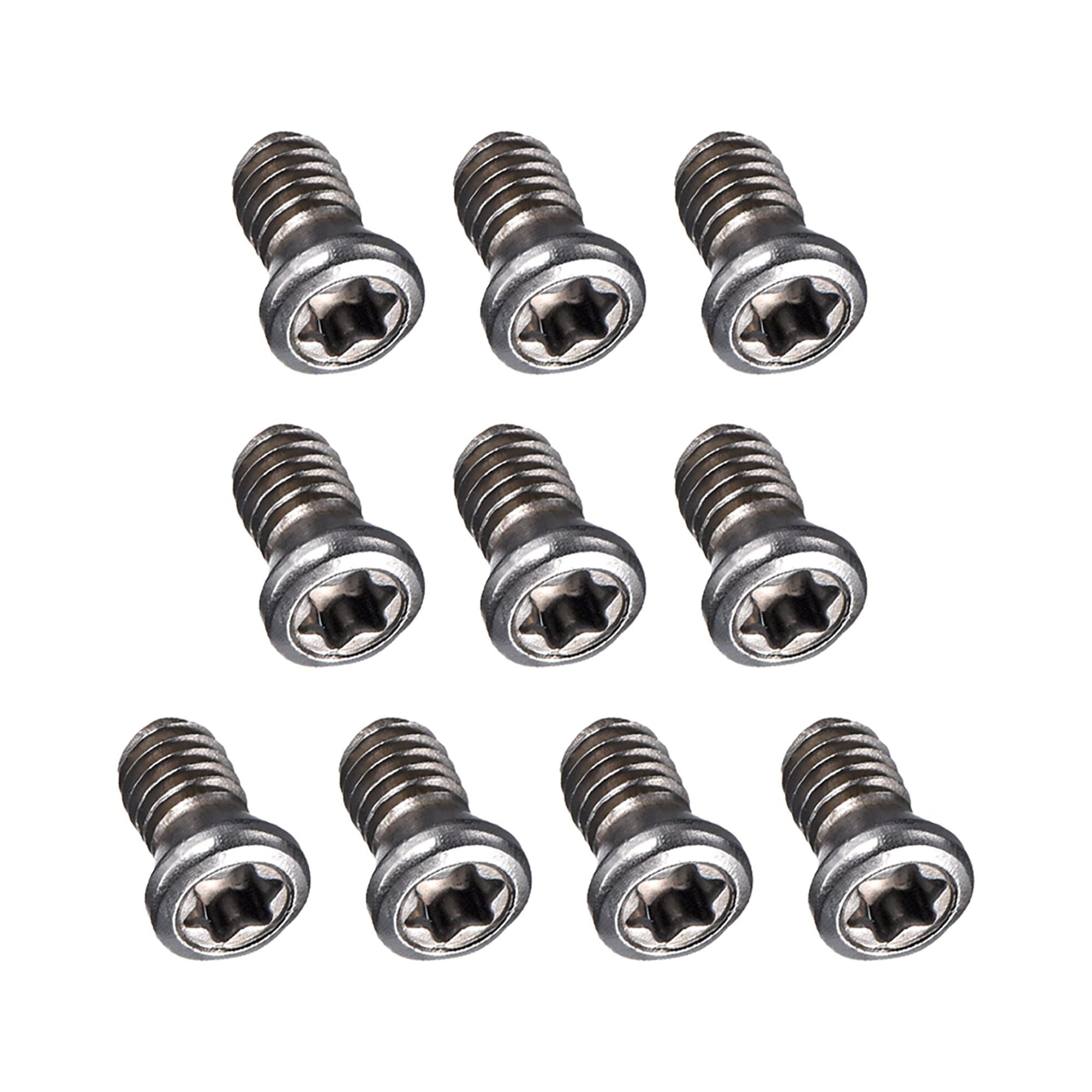 Unique Bargains M4x8mm Torx Screws For Replaces Carbide Insert CNC Lathe Tool 10pcs - Walmart.com