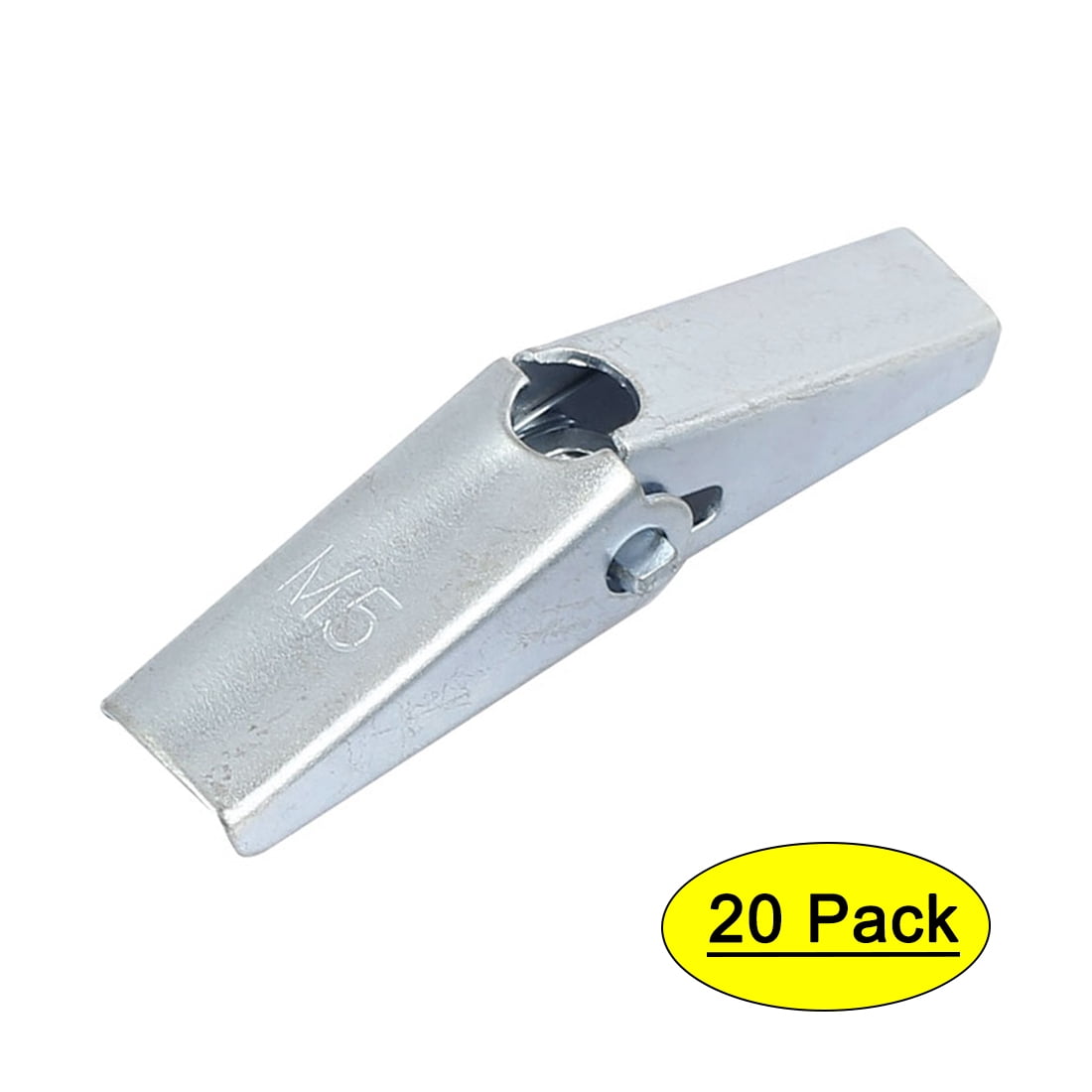 Unique Bargains M5 Dia Female Thread Spring Loaded Hollow Wall Toggle ...