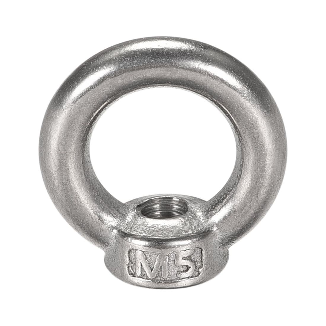Unique Bargains M5 Metal Female Thread Marine Lifting Eye Nuts Ring 20 ...