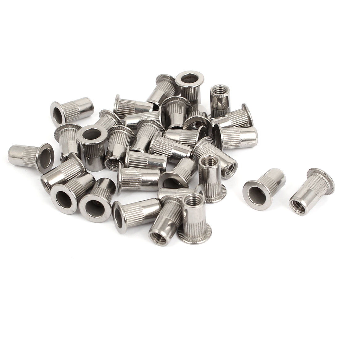 Unique Bargains M5 Thread 304 Stainless Steel Rivet Nut Insert 30Pcs ...