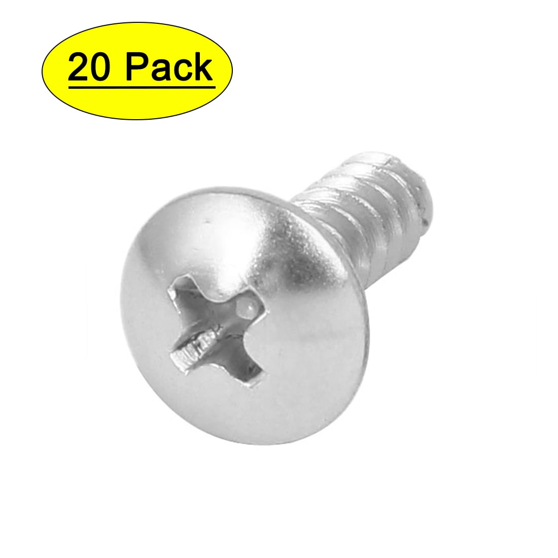 Unique Bargains M5x16mm 316 Stainless Steel Head Self Tapping Screws ...