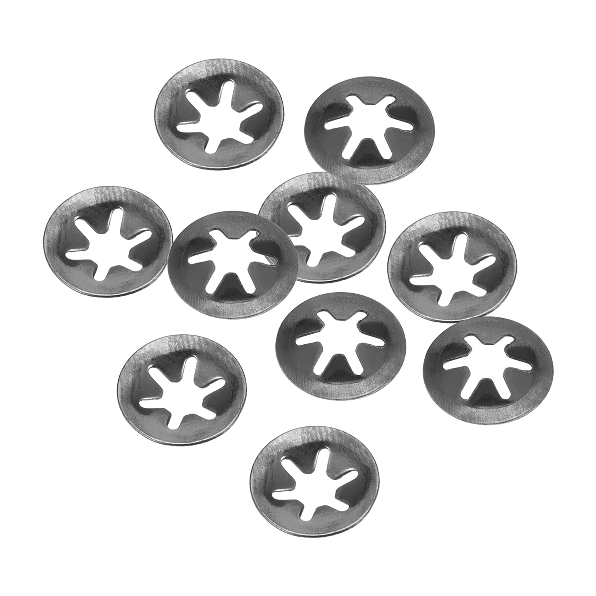 Unique Bargains M6 Washer 5.4mm I.D. 14mm O.D. Push On Lock Speed Clip ...