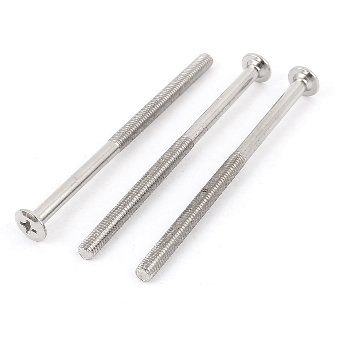 Unique Bargains M6 x 100mm 1mm Pitch Flat Head Countersunk Bolts ...