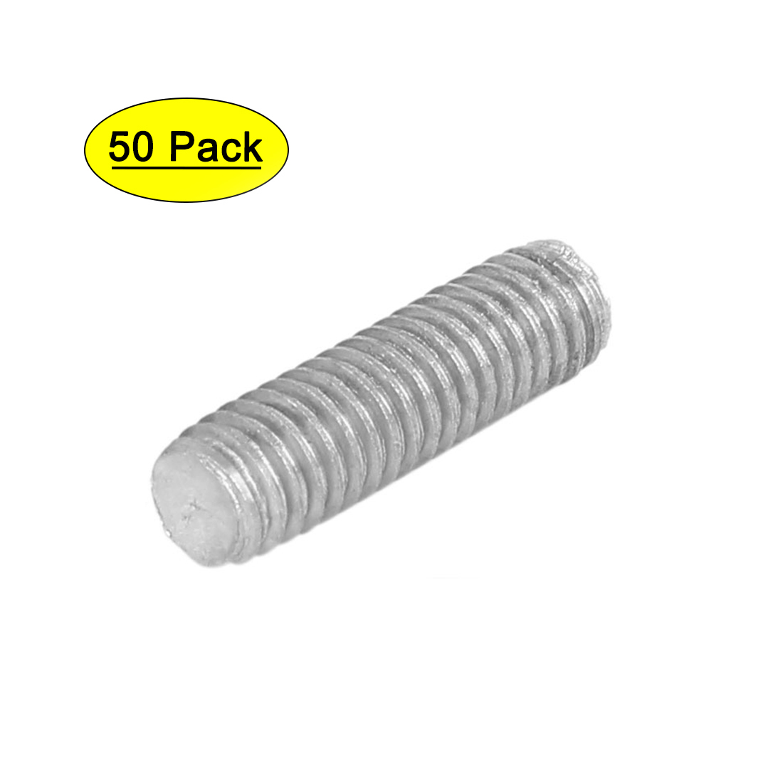 Unique Bargains M6 x 1mm 20mm Length 304 Stainless Steel Fully Threaded ...