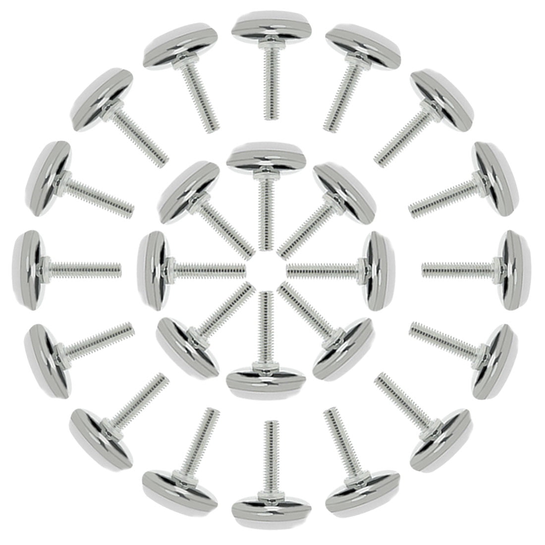 Unique Bargains M6 x 25 x 30mm Furniture Leveling Feet Adjustable ...