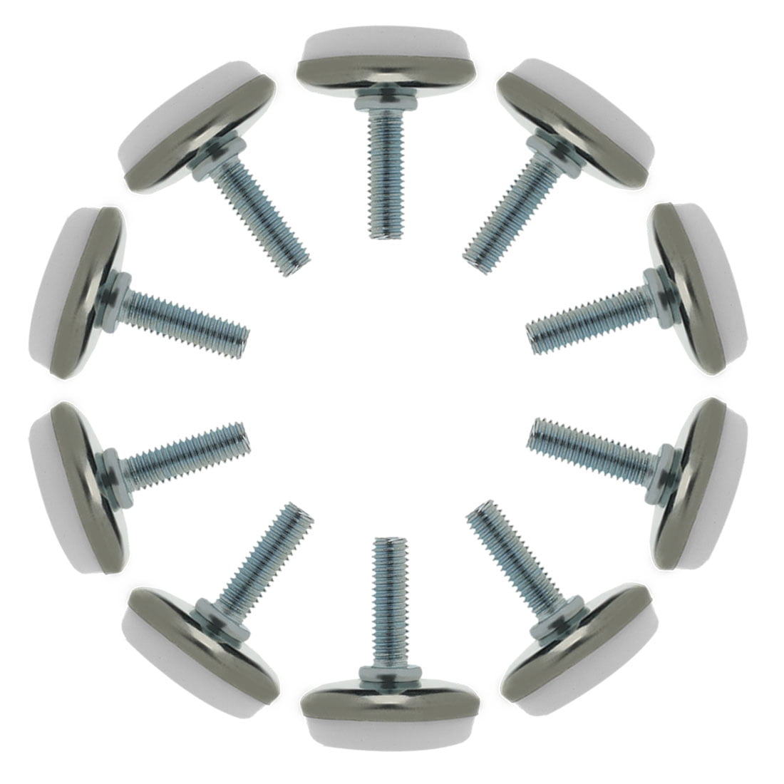 Unique Bargains M6 x0.79" x 1.18" Leveling Feet Adjustable Leveler ...