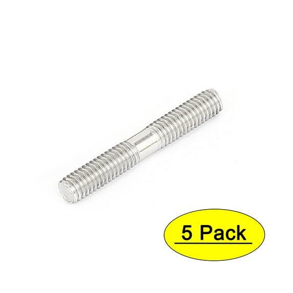 Unique Bargains M6x40mm 304 Stainless Steel Double End Threaded Stud ...