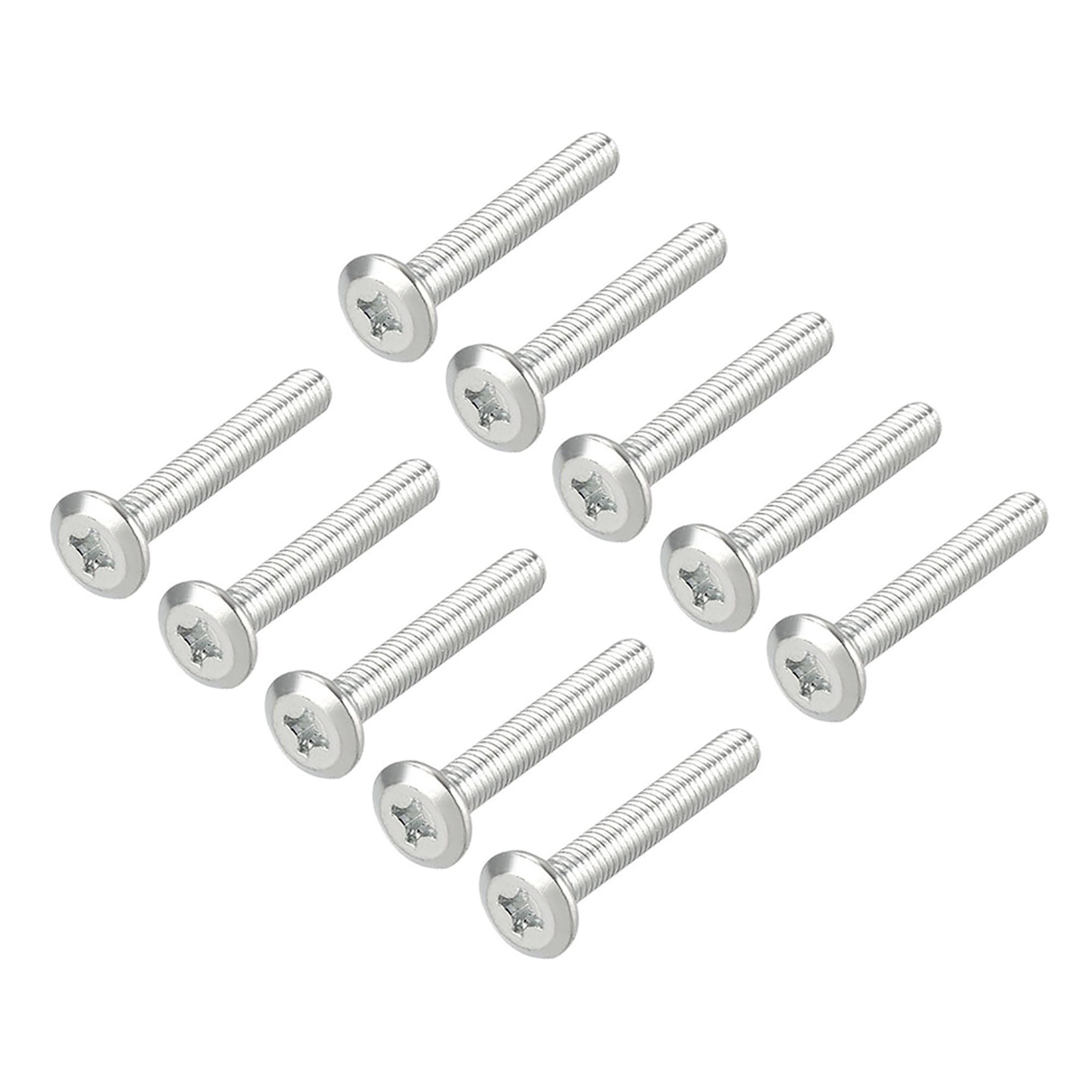 Unique Bargains M6x40mm Phillips Head Machine Screws Zinc Plated Cross ...